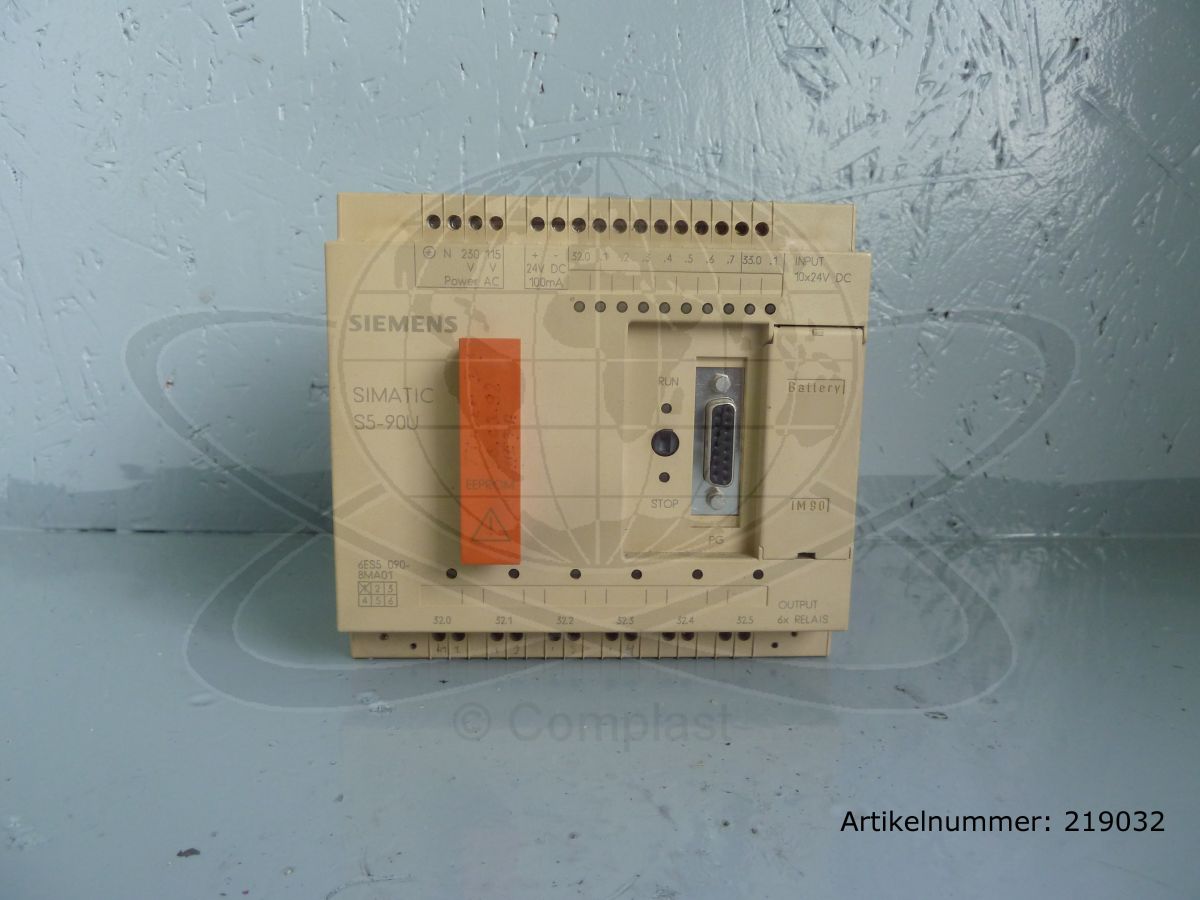 Siemens SPS Simatic S5-90U / 6ES5 090-8MA01 - Complast GmbH