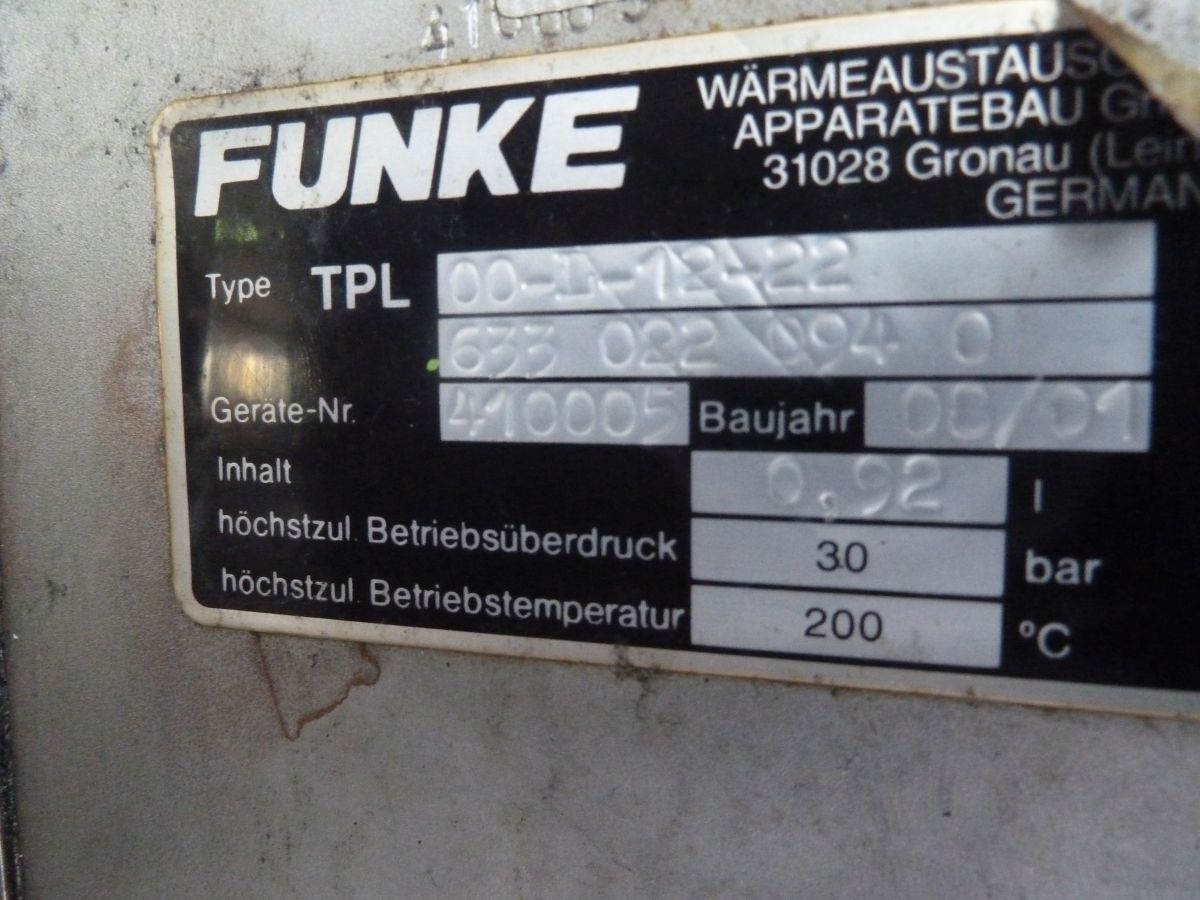 Funke Plattenwärmetauscher TPL00-L-12-22 / 410005 - Complast GmbH