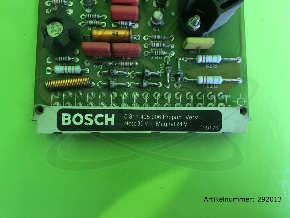 BOSCH Karte, 30 V = Magnet 24 V / 0 811 405 006 - Complast GmbH