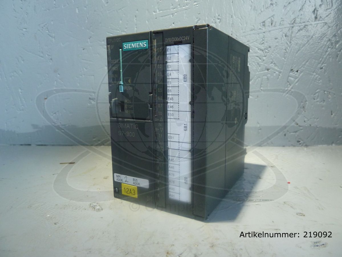 Siemens SPS Simatic S7-300 CPU312C / 6ES7 312-5BE03-0AB0 - Complast GmbH