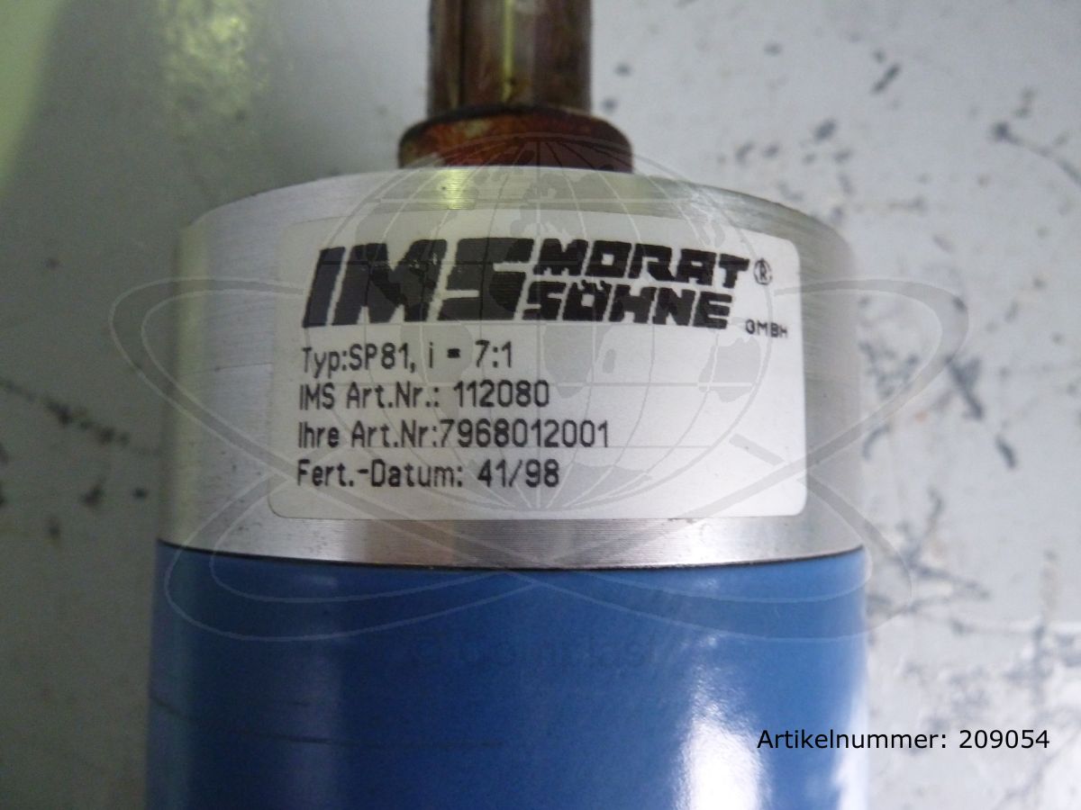 BOSCH Servomotor + IMS Stirnradgetriebe, SG-A2.050.038-00.000, 7:1, SP8i / D693, 112080 ...