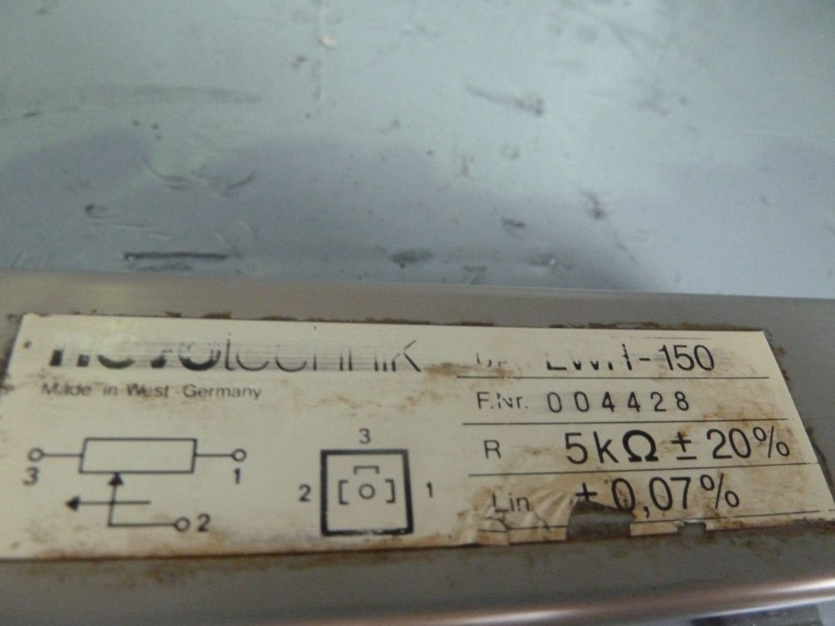 Novotechnik Wegaufnehmer LWH 150 / 004428 - Complast GmbH