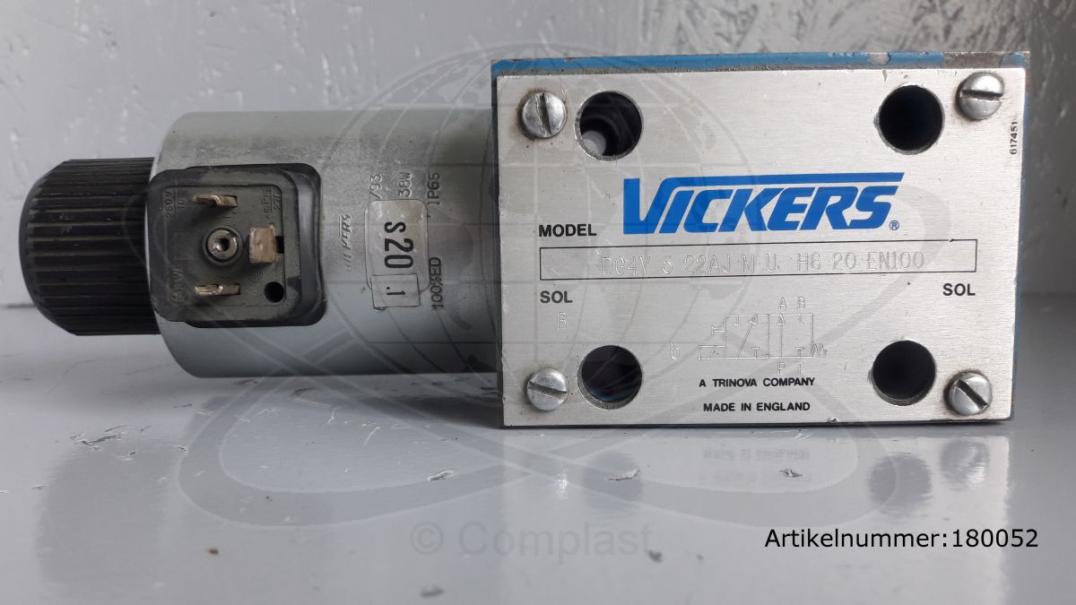Vickers Wegeventil / DG4V 5 22AJ M U H6 20 EN100 - Complast GmbH